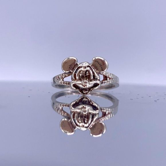 Jewelry | Adjustable Vintage Sterlingsilverdisney Ring Mickey Mouse ...
